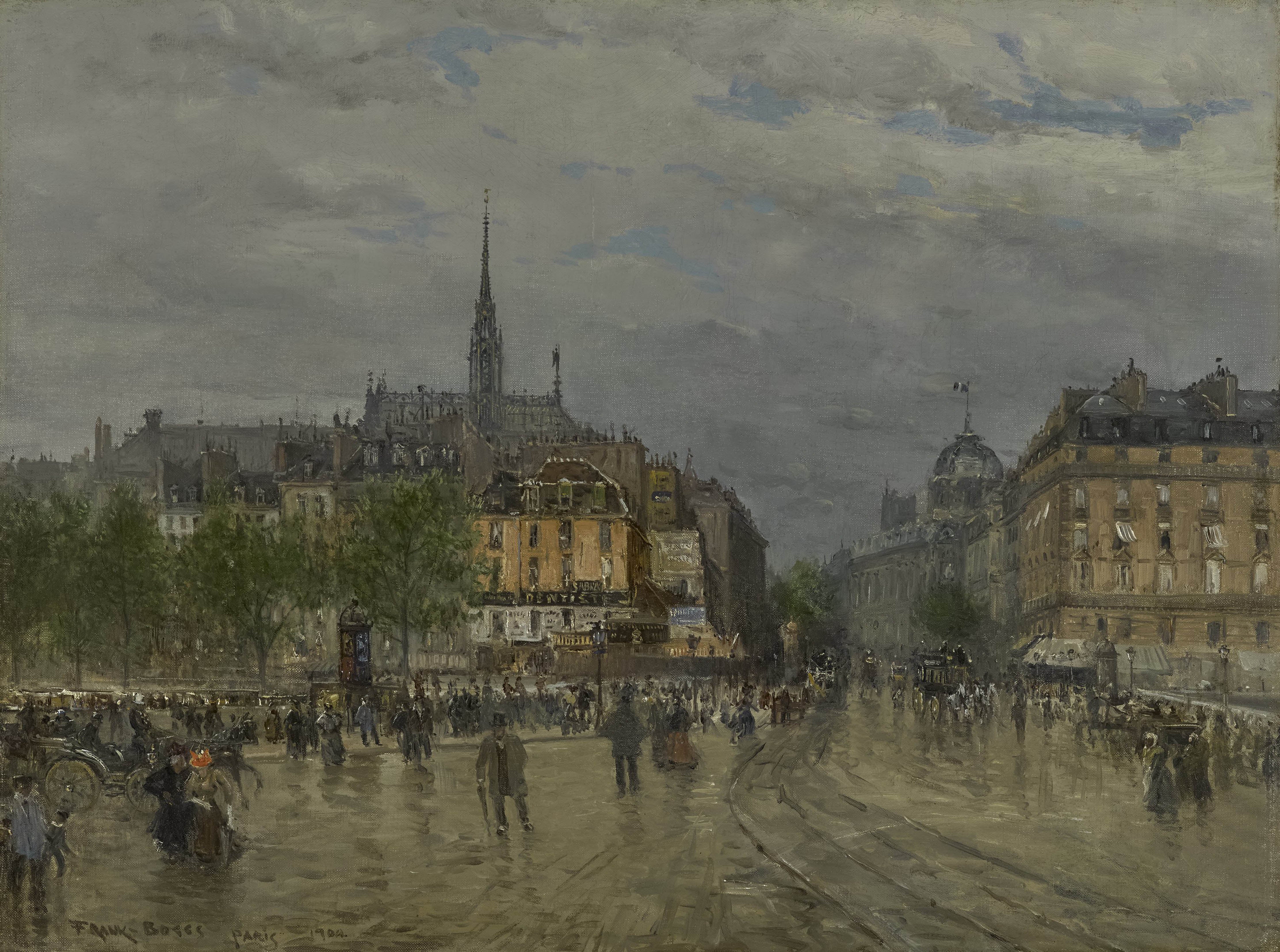 Frank Myers Boggs, 1900 - View of Paris - fine art print – Artprinta