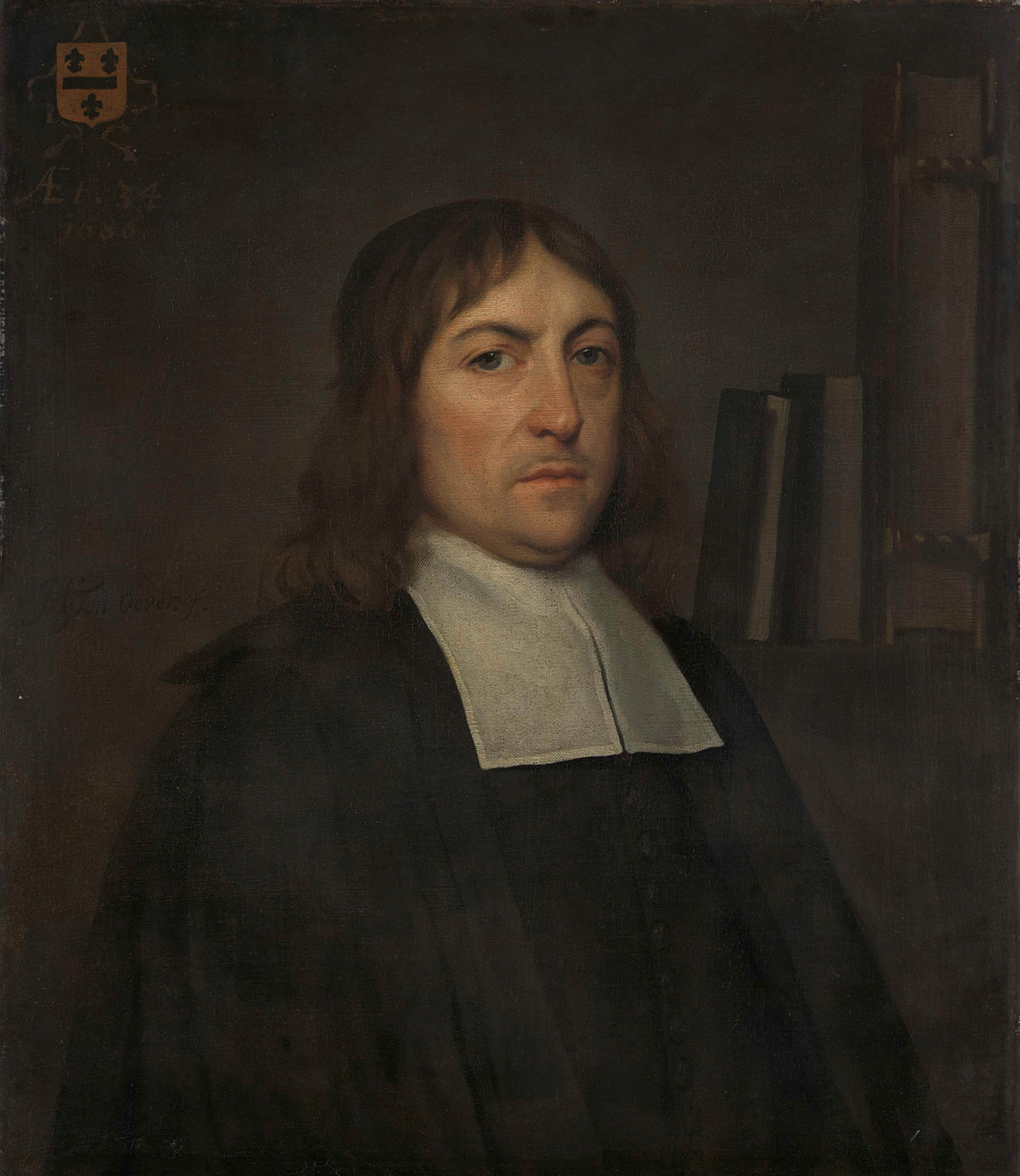 Hendrick ten Oever, 1686 - Portrait or Barend Hakvoort (1652-1735) - f ...